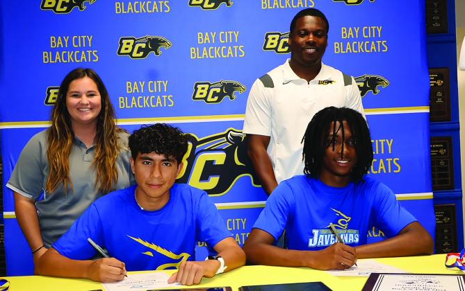 Two Blackcats sign to become Javelinas | The Bay City Sentinel